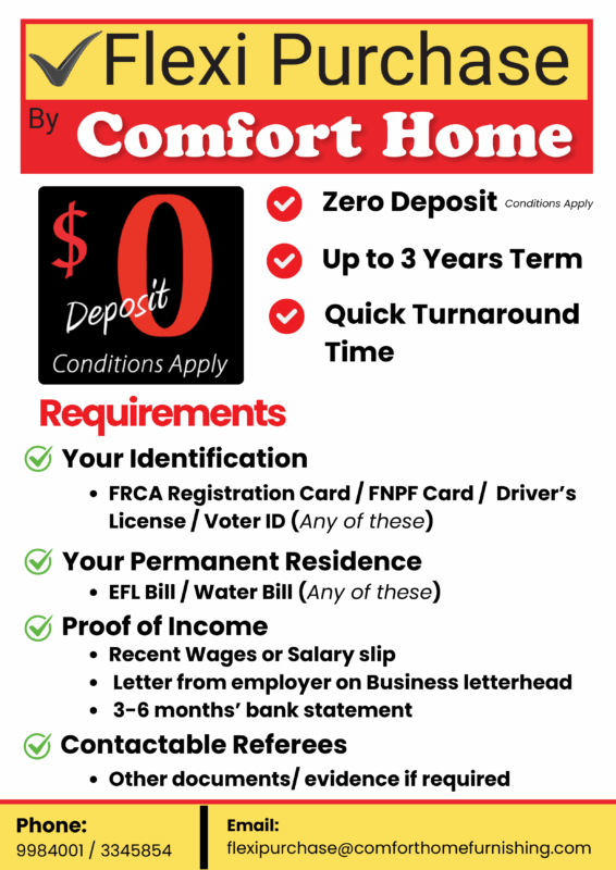 Flexi Purchase – Comfort Home Distribution PTE Limited, King Koil Beds ...
